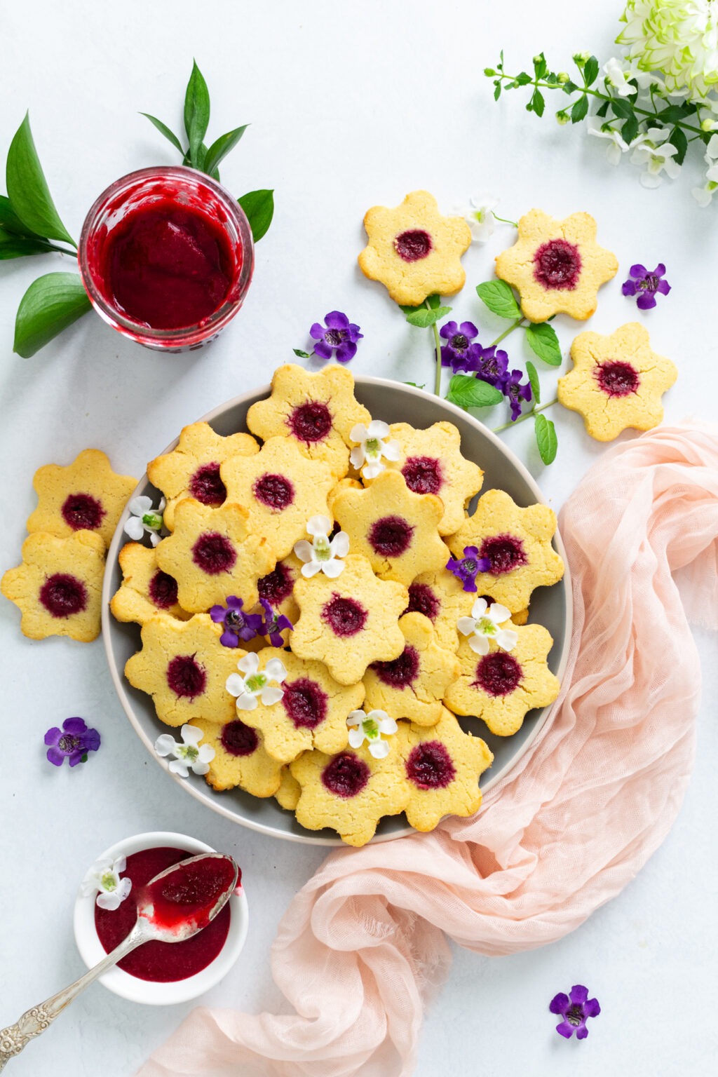 Raspberry Cheesecake Flowers – Cooking Keto with Lee